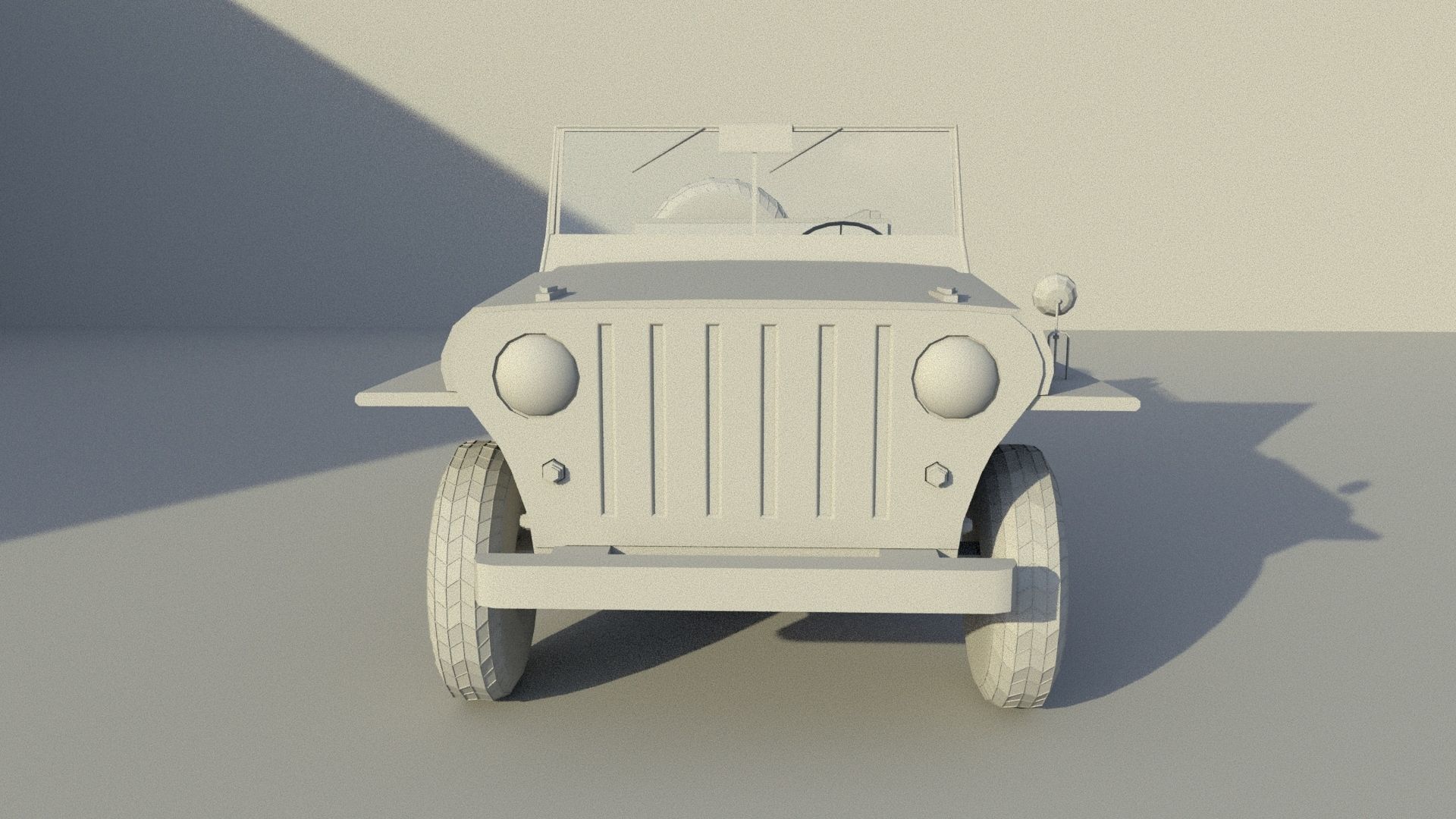 3D model low poly jeep VR / AR / low-poly | CGTrader