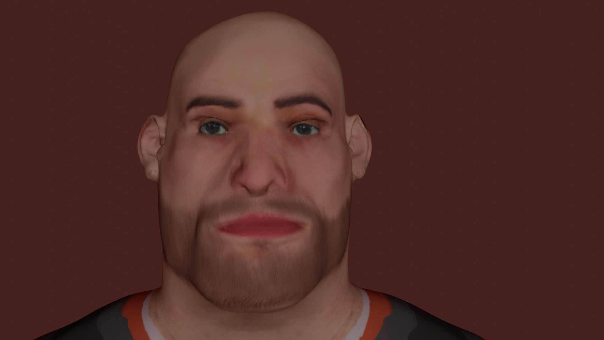 3D model Team fortress 2 inspired realistic heavy VR / AR / low-poly ...