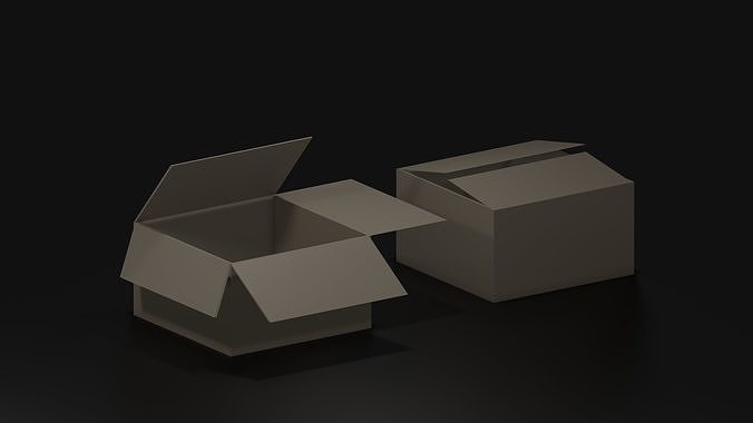 Box Low-poly 3D model free VR / AR / low-poly 3D model | CGTrader