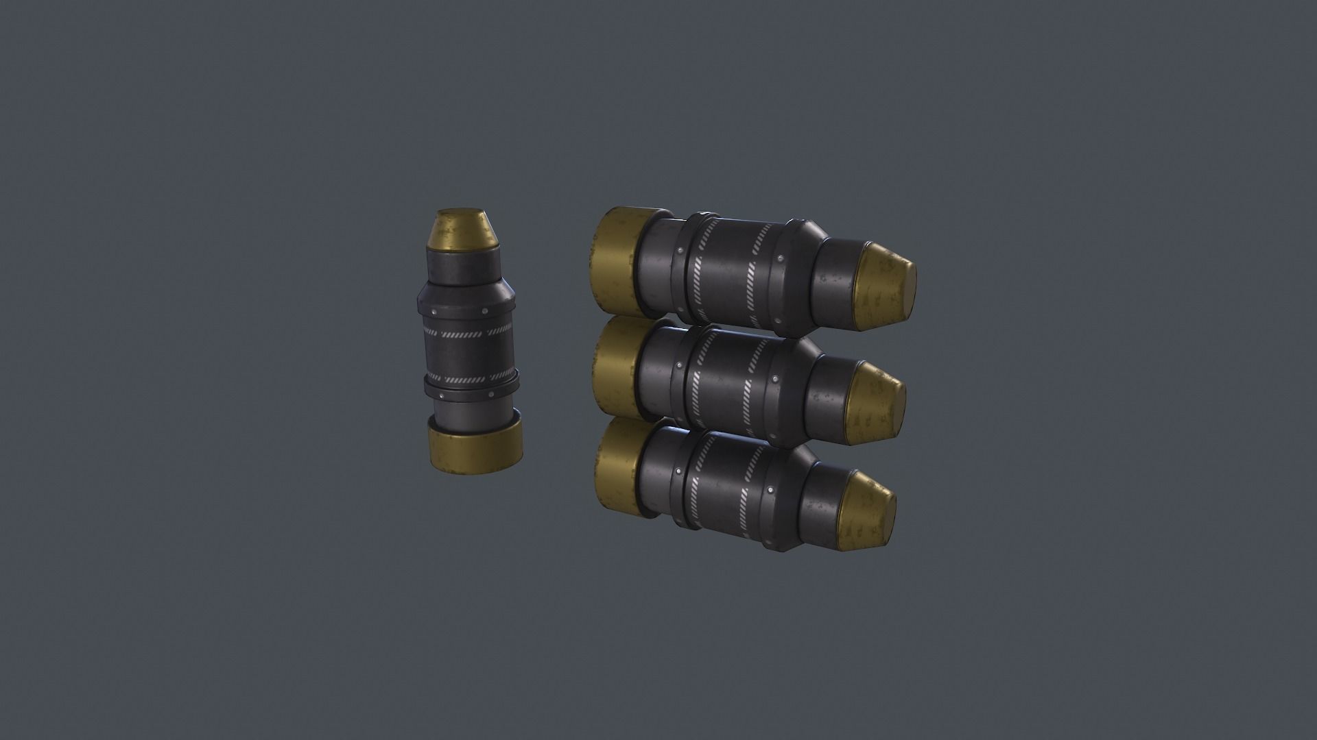 3D model Sci-fi bullets PBR VR / AR / low-poly | CGTrader