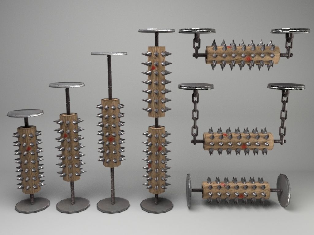 Modular Obstacles Pack 2 for Game Low-poly 3D model free VR / AR / low ...