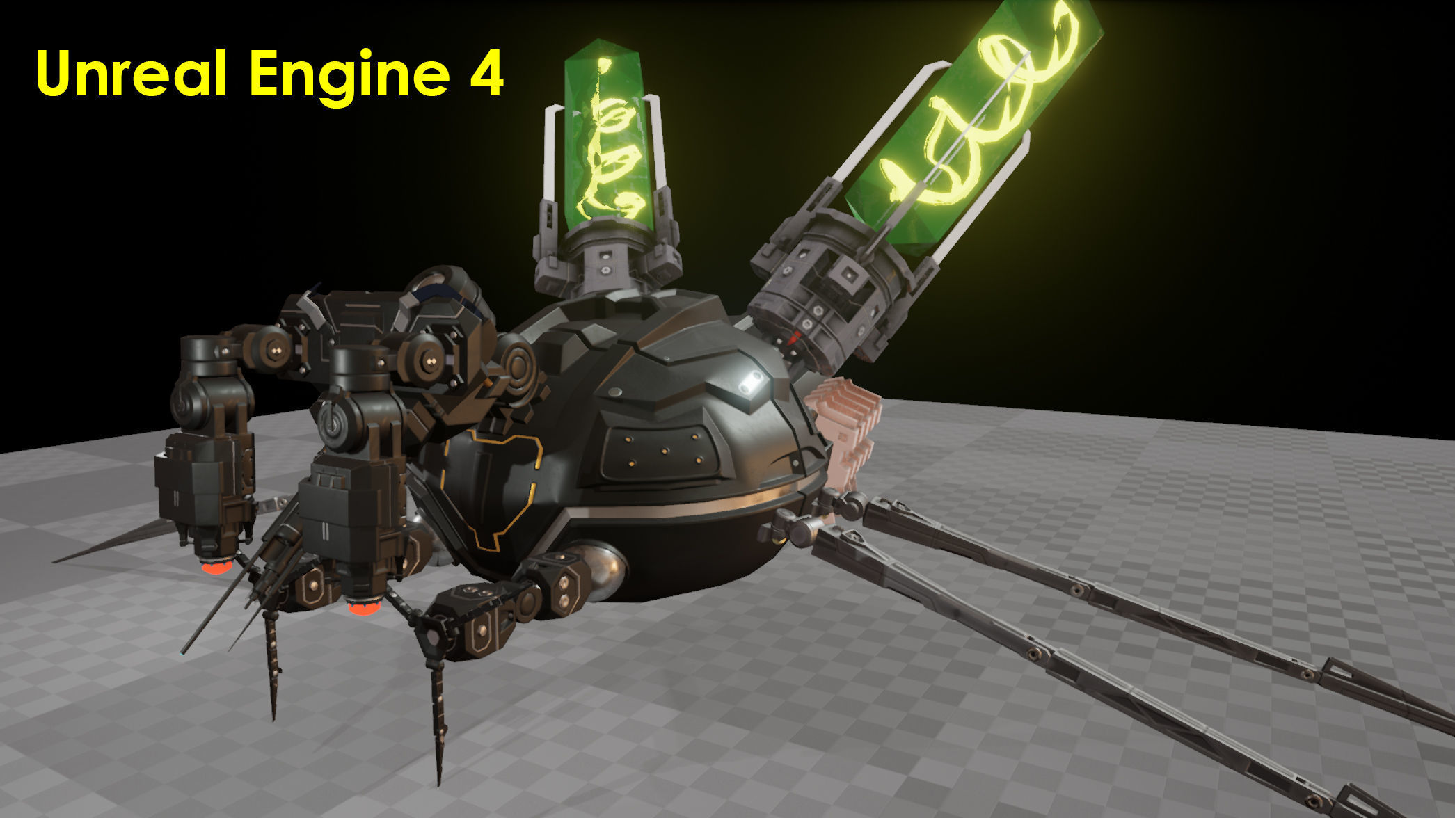 3D model Virus Bot Game Ready VR / AR / low-poly | CGTrader