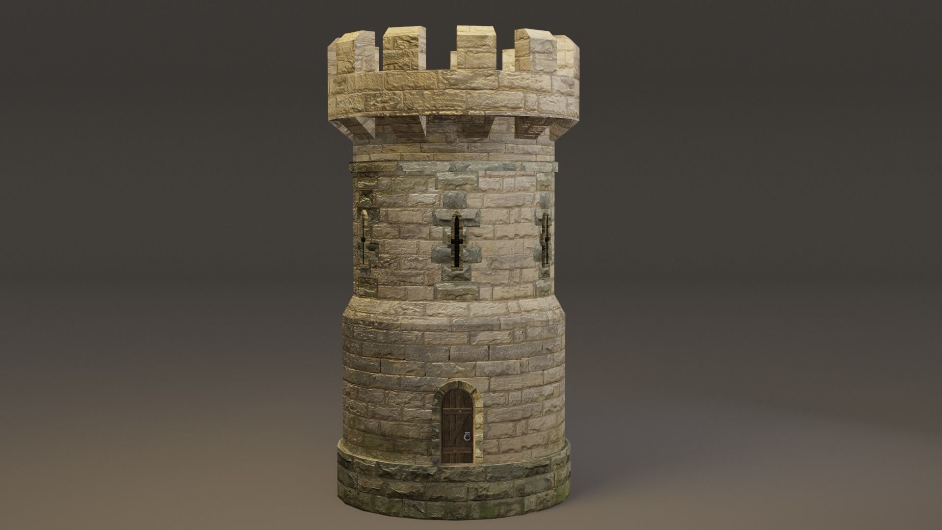3D model Medieval Tower VR / AR / low-poly | CGTrader