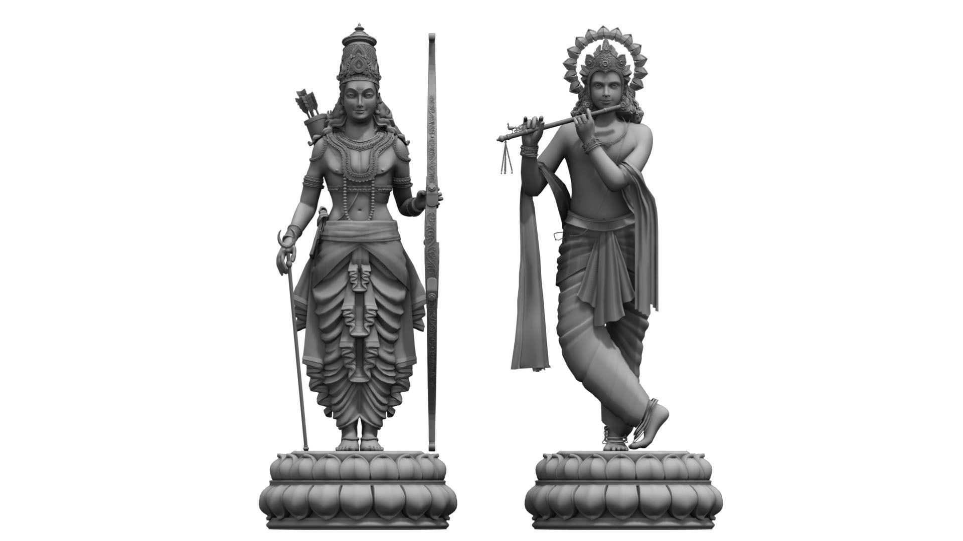 dashavatar god vishnu 3d models 3D model | CGTrader
