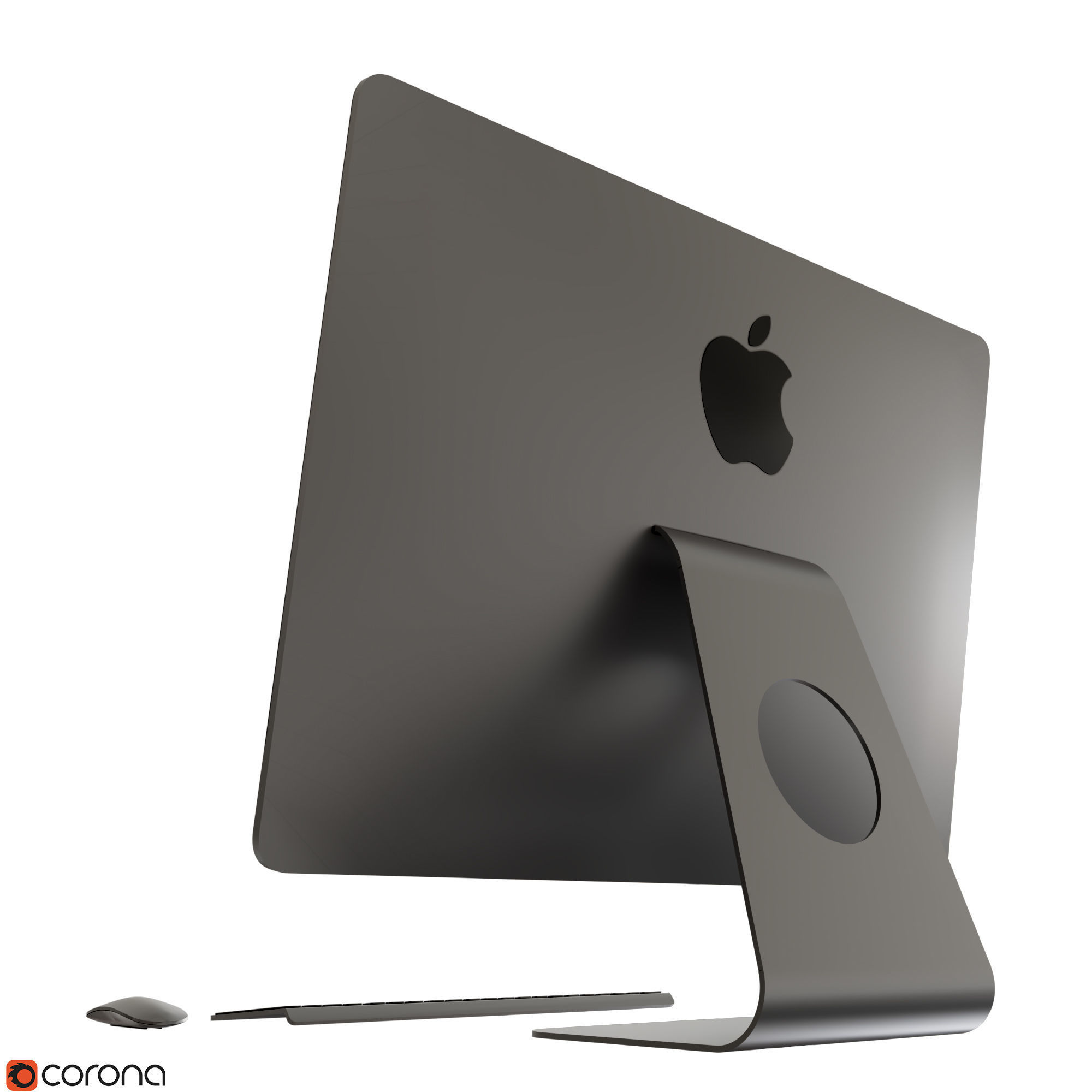 iMac PRO Space Gray Color 3D model | CGTrader