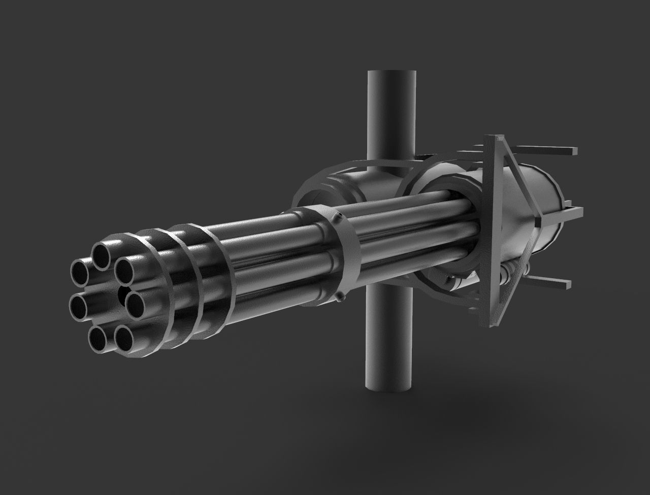 Machine Gun 3D model | CGTrader