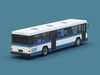 3D model Cartoon Stylized City Bus Classic 80s VR / AR / low-poly ...
