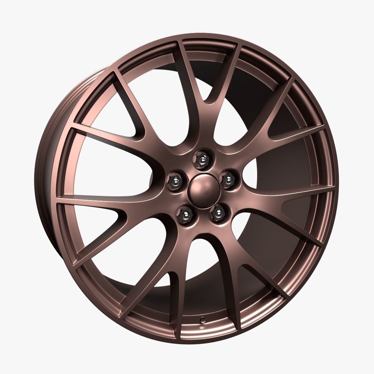 Dodge Charger SRT wheels 3D model | CGTrader