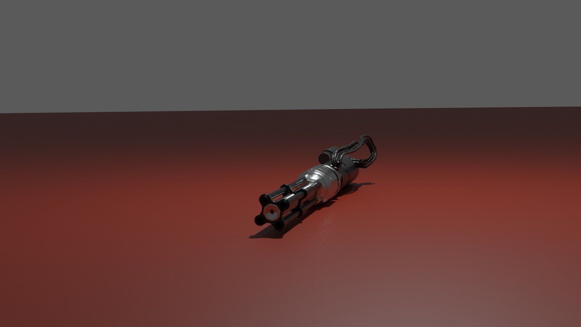 Aircraft machine gun free 3D model | CGTrader