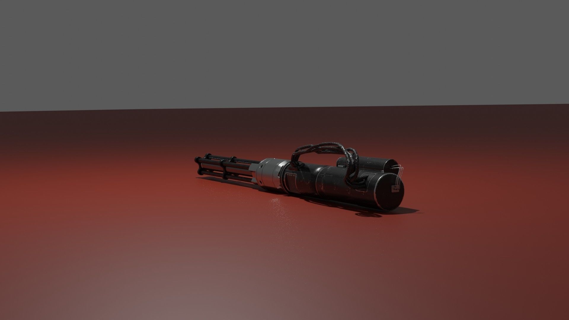 Aircraft machine gun free 3D model | CGTrader