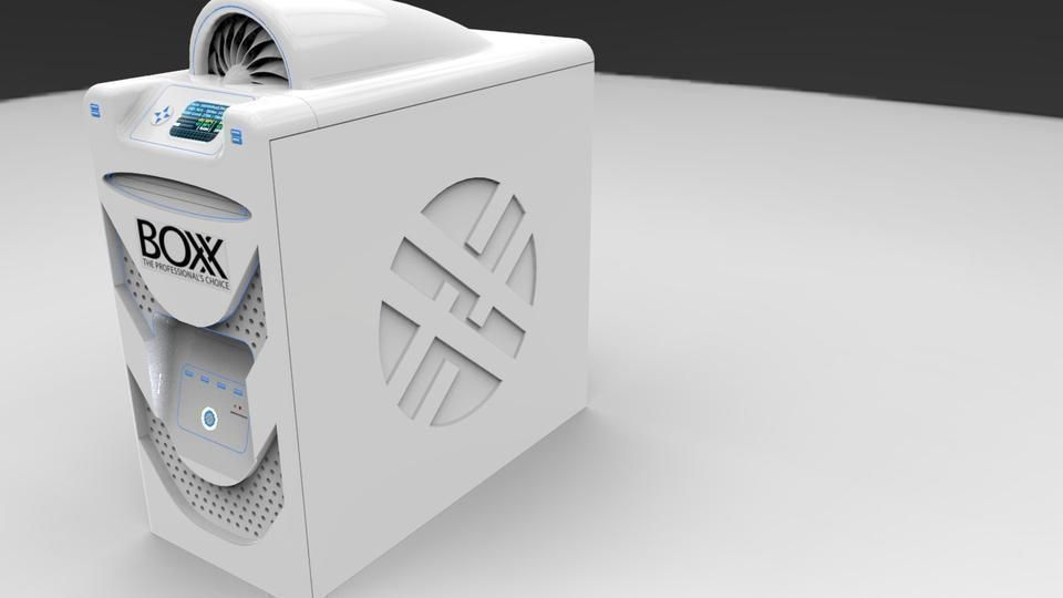 BOXX workstation model 2 free 3D model | CGTrader