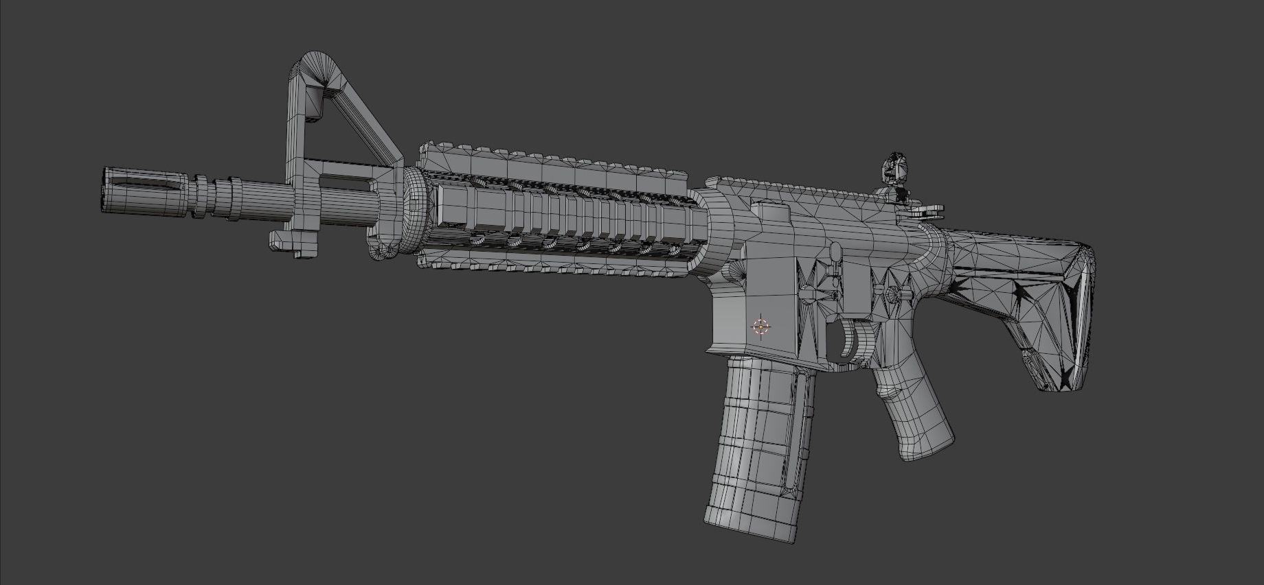 3D model PBR M4A1 Modular Game ready model VR / AR / low-poly | CGTrader