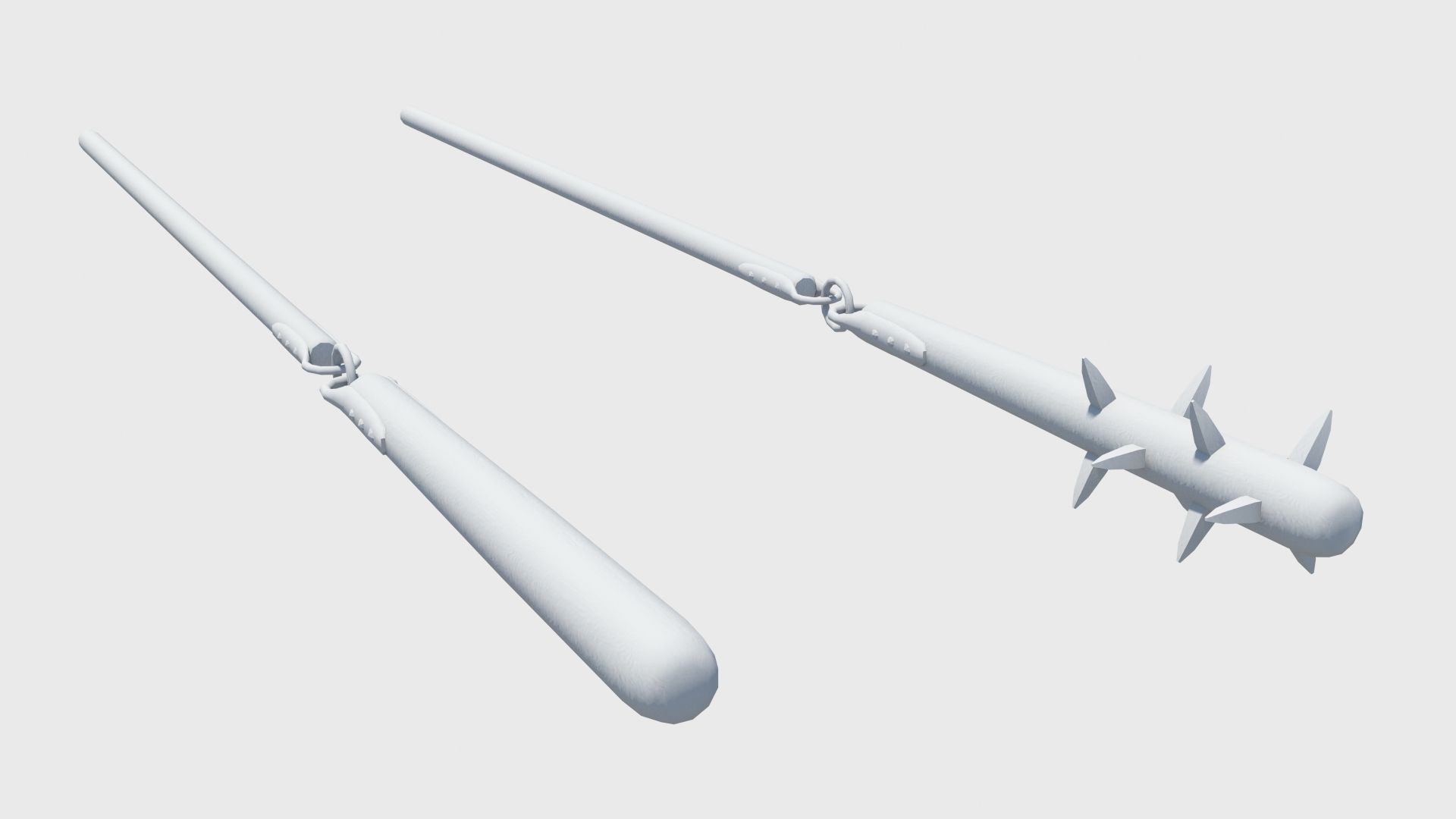 3D model Agricultural and war flail VR / AR / low-poly | CGTrader