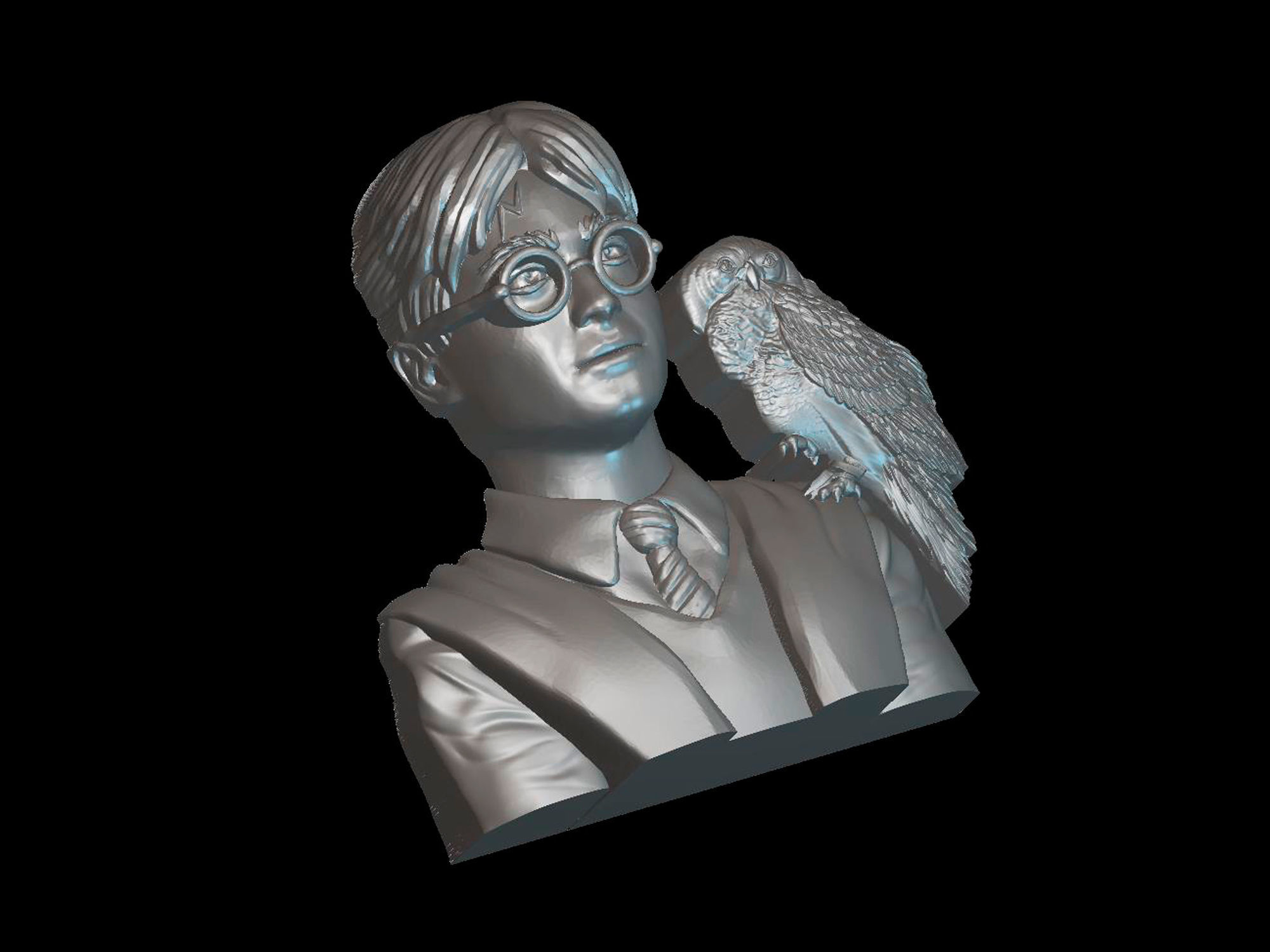 Harry Potter 3d model for cnc machines and 3d printers 3D model | CGTrader