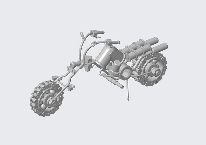 motorcycle model free 3D model | CGTrader