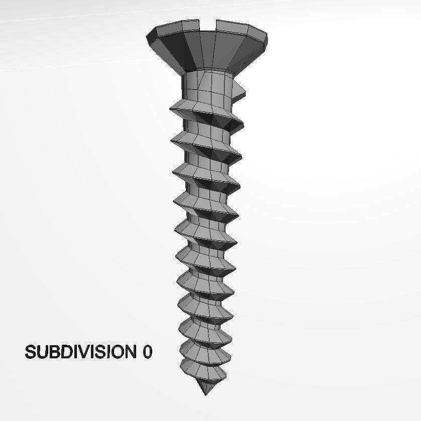Screw 3D model | CGTrader