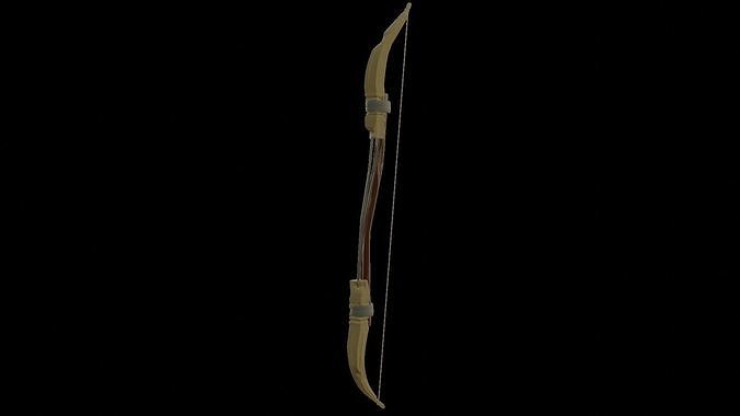 barbarian bow bone 3D model | CGTrader