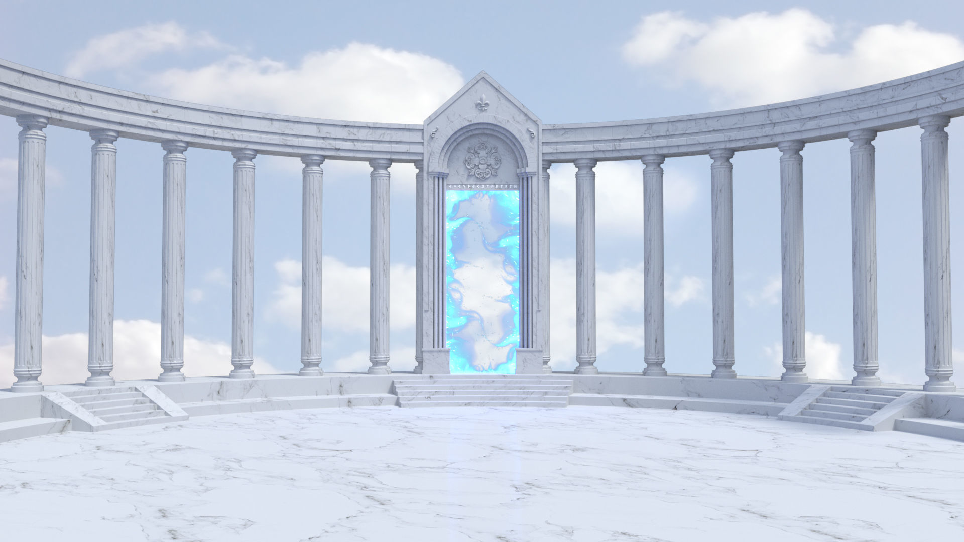 Floating Colosseum - Arena Coliseum 3D model | CGTrader