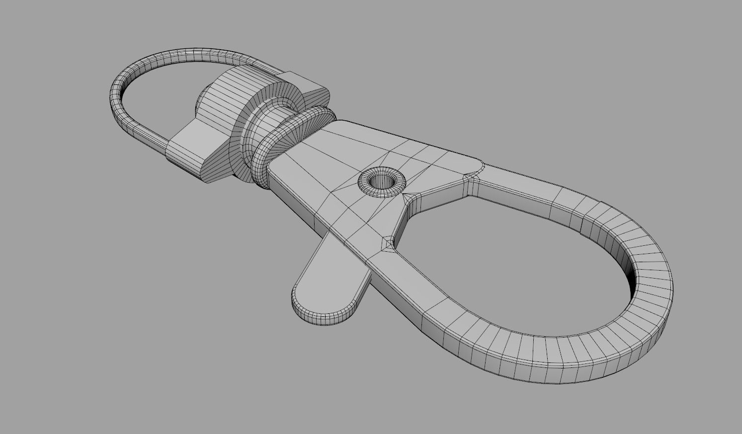 Steel Snap Hook 3D model | CGTrader