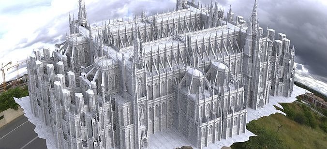 Bloodborne inspired architecture 2 3D model | CGTrader