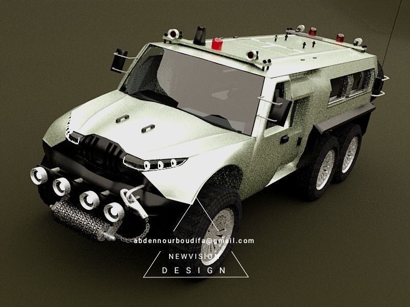 3D model TERMINATOR concept truck VR / AR / low-poly | CGTrader