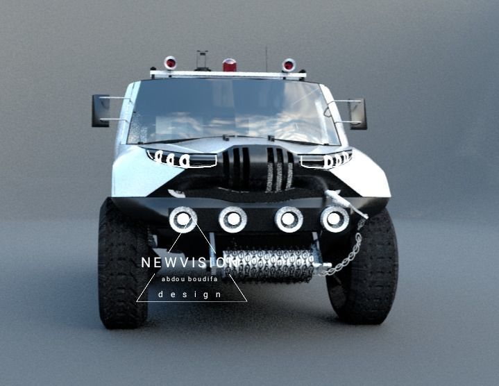 3D model TERMINATOR concept truck VR / AR / low-poly | CGTrader