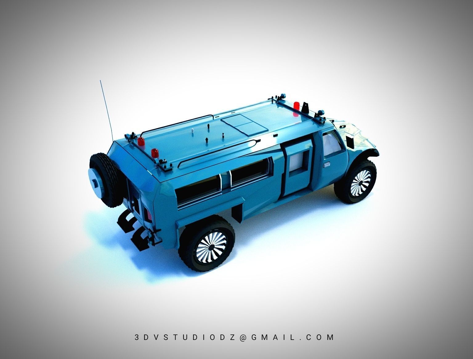 3D model TERMINATOR concept truck VR / AR / low-poly | CGTrader