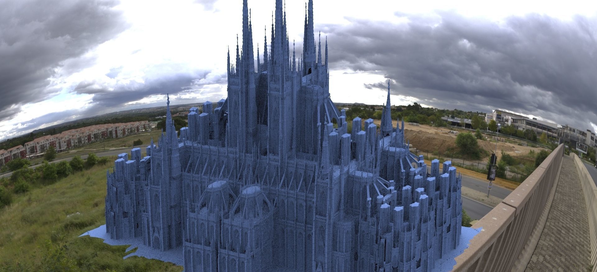 Bloodborne inspired Town Gothic architecture 3D model | CGTrader