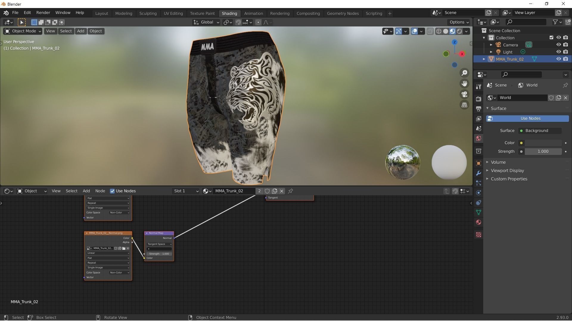 3D model MMA Trunks-02 VR / AR / low-poly | CGTrader