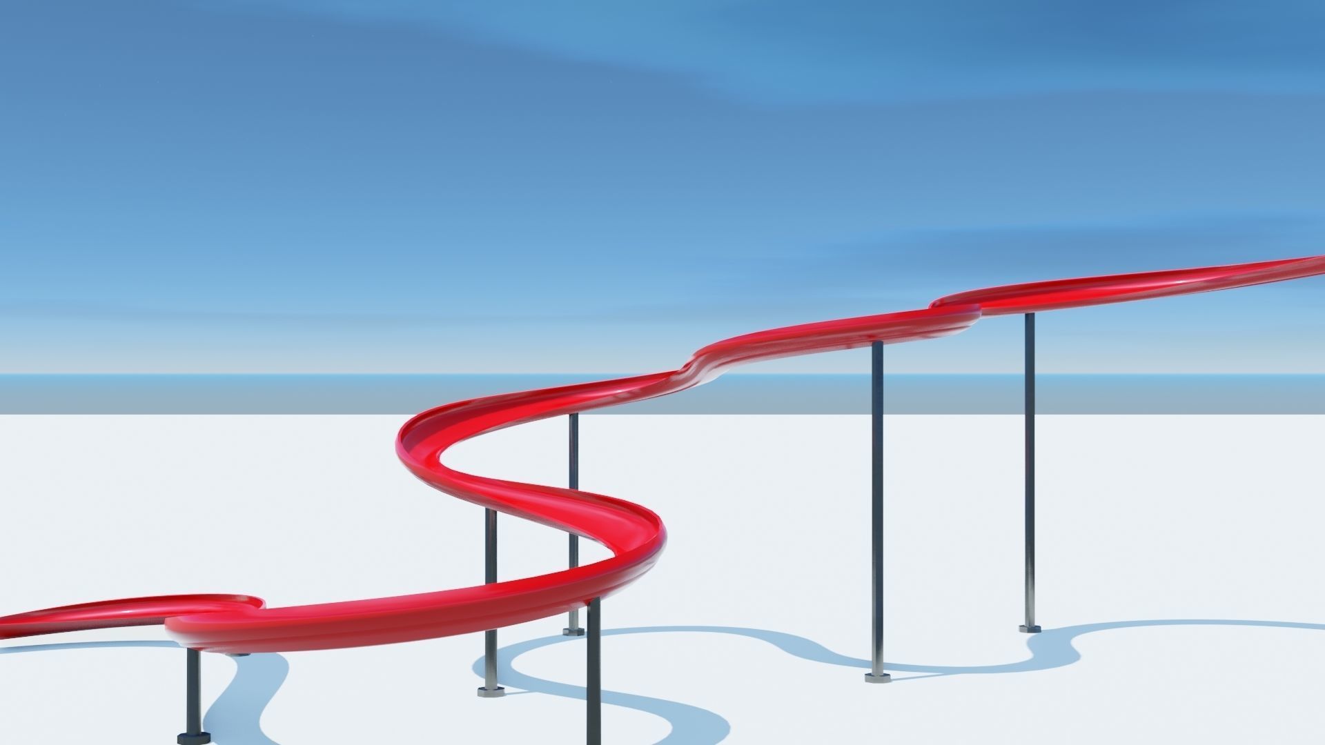 3D model Water Slide VR / AR / low-poly | CGTrader