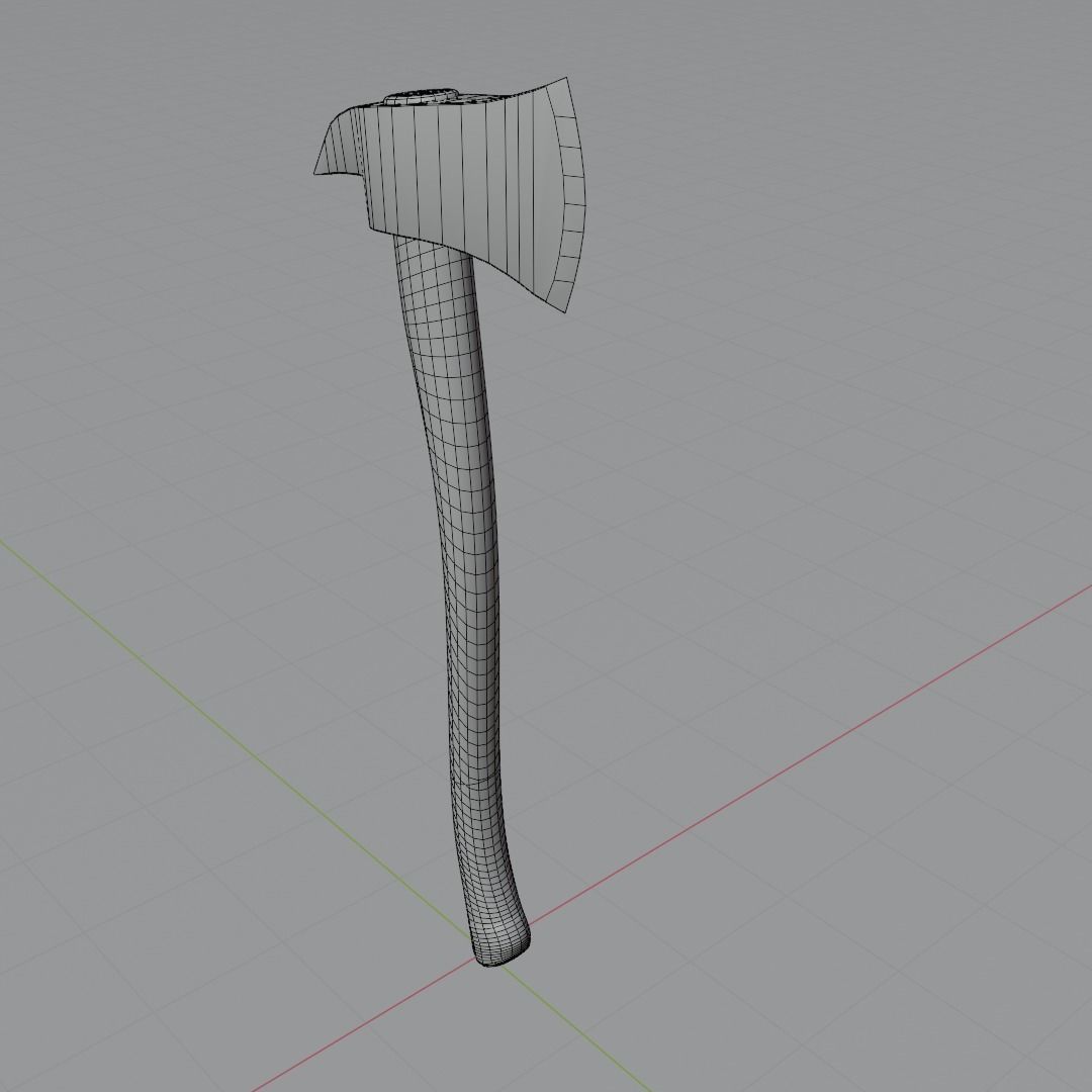 Fire axe free VR / AR / low-poly 3D model | CGTrader