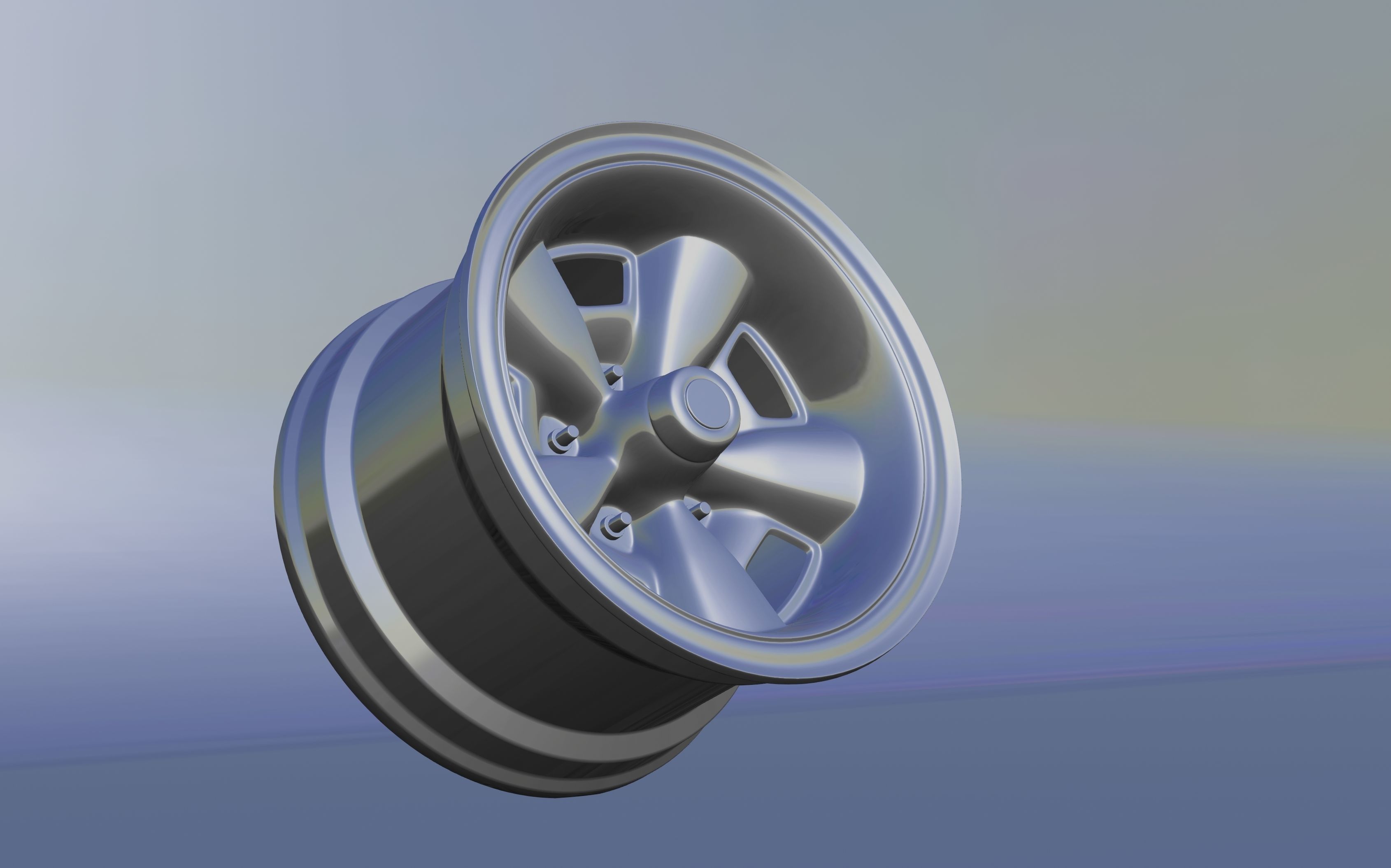 3D model muscle car rim US Wheel VR / AR / low-poly | CGTrader