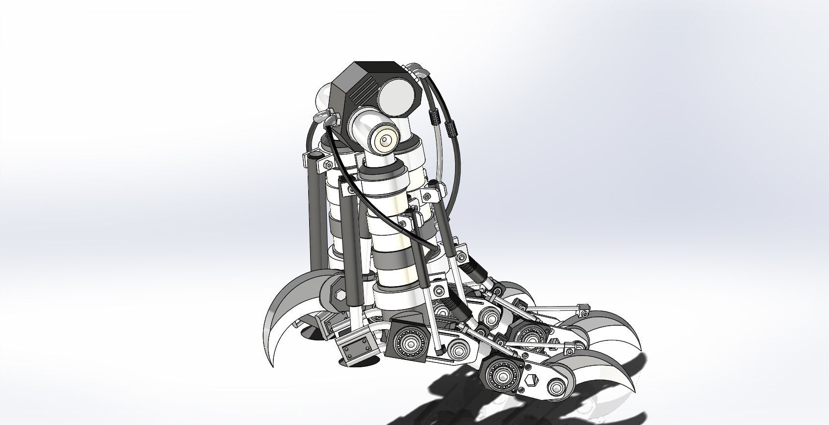 T-Rex mechanical foot free 3D model | CGTrader