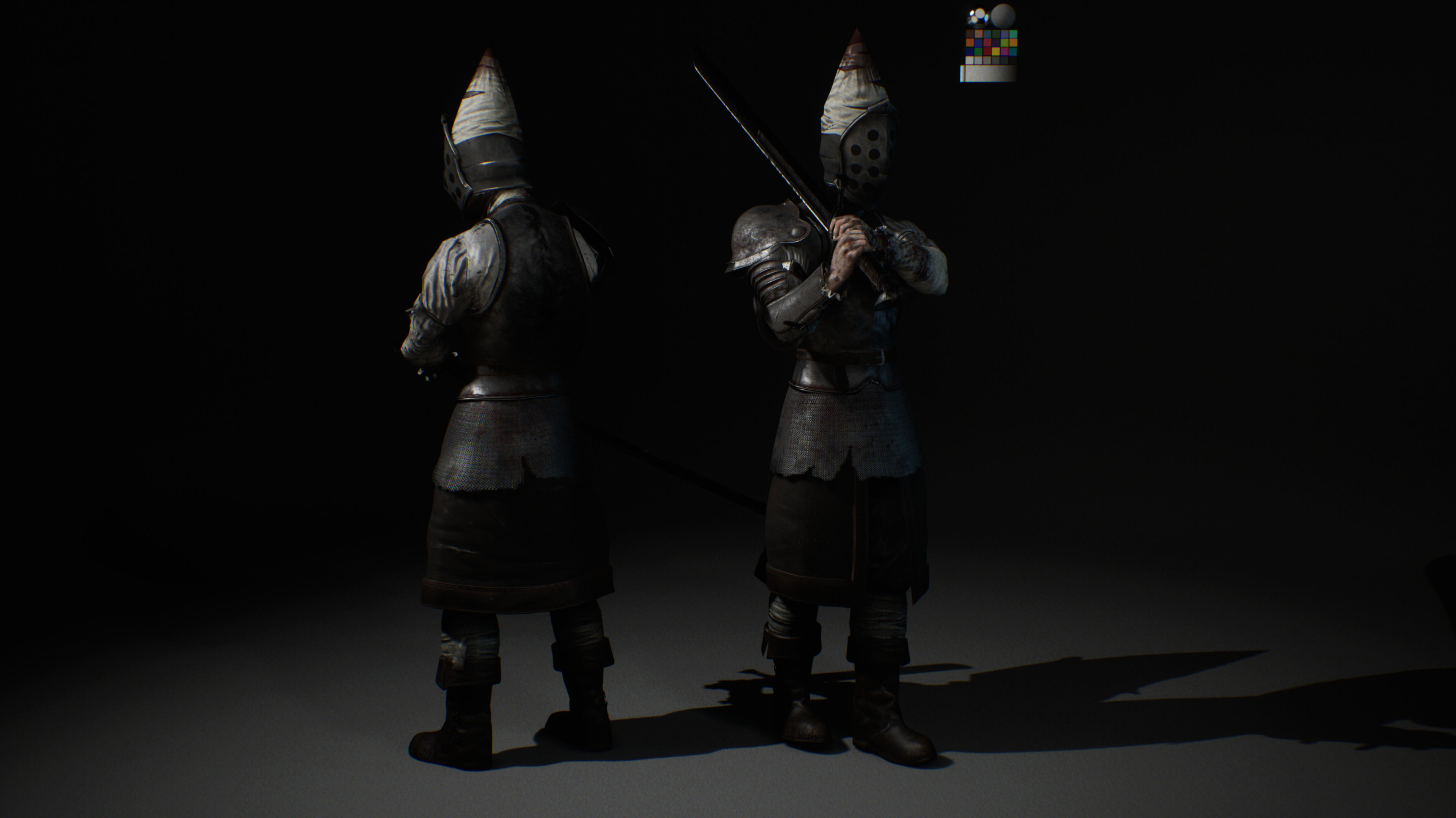 3D model Bell ringer knight - Game Ready VR / AR / low-poly rigged ...