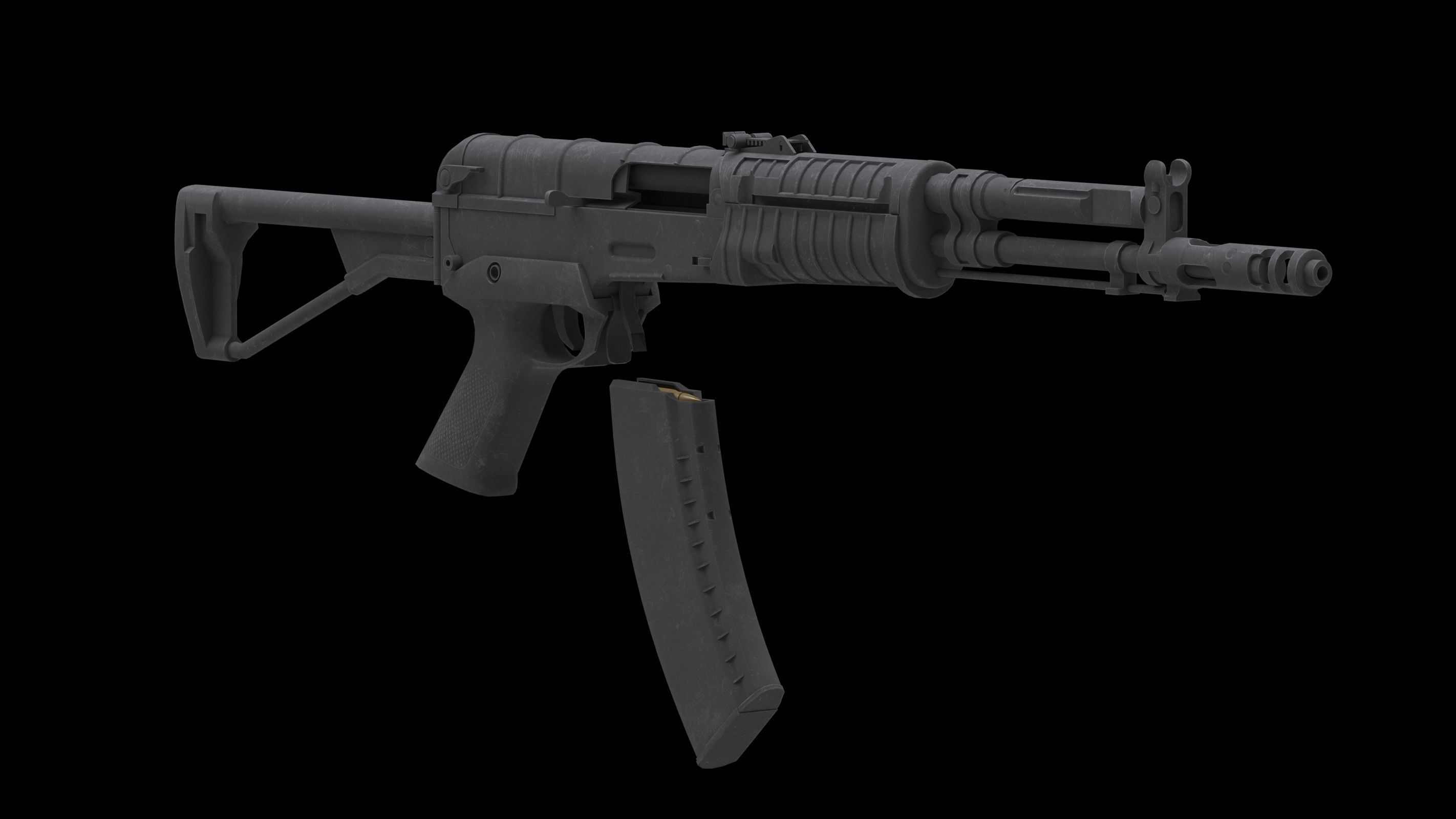 3D model AEK 971 Low Poly VR / AR / low-poly | CGTrader