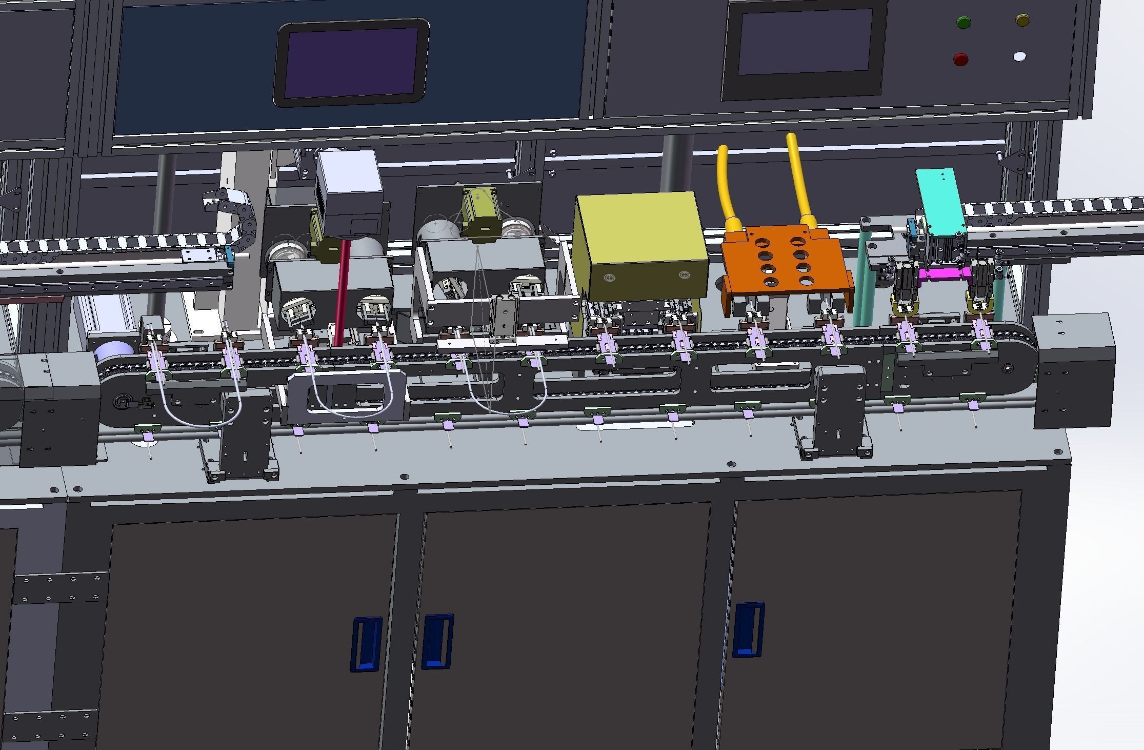 Automatic cutting and welding line 3D model | CGTrader