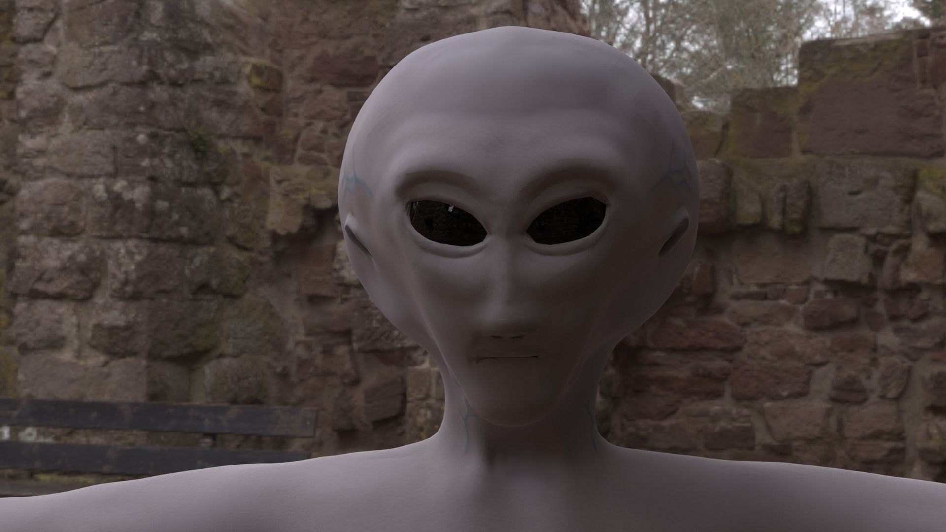 3D model Alien Grey Character VR / AR / low-poly rigged | CGTrader