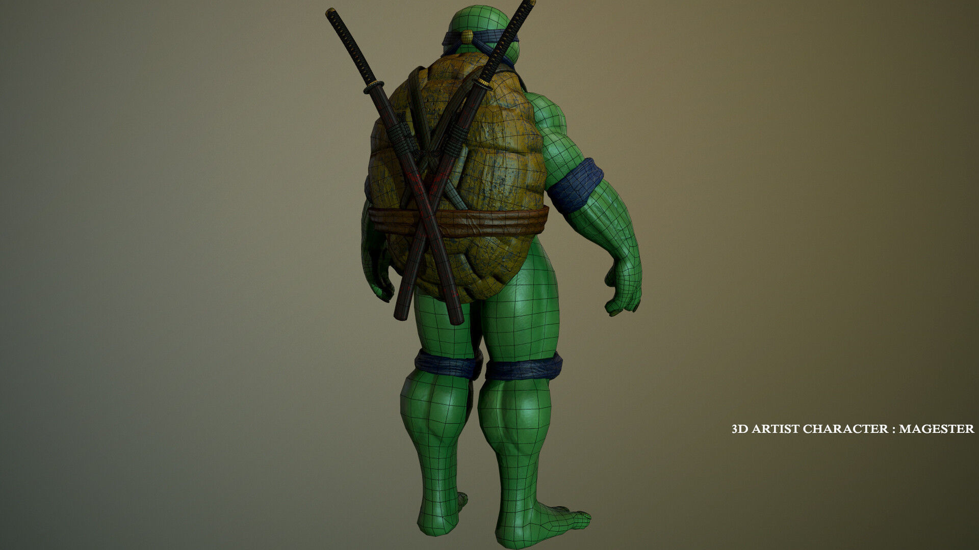 3D model TMNT Ninja Turtles VR / AR / low-poly | CGTrader