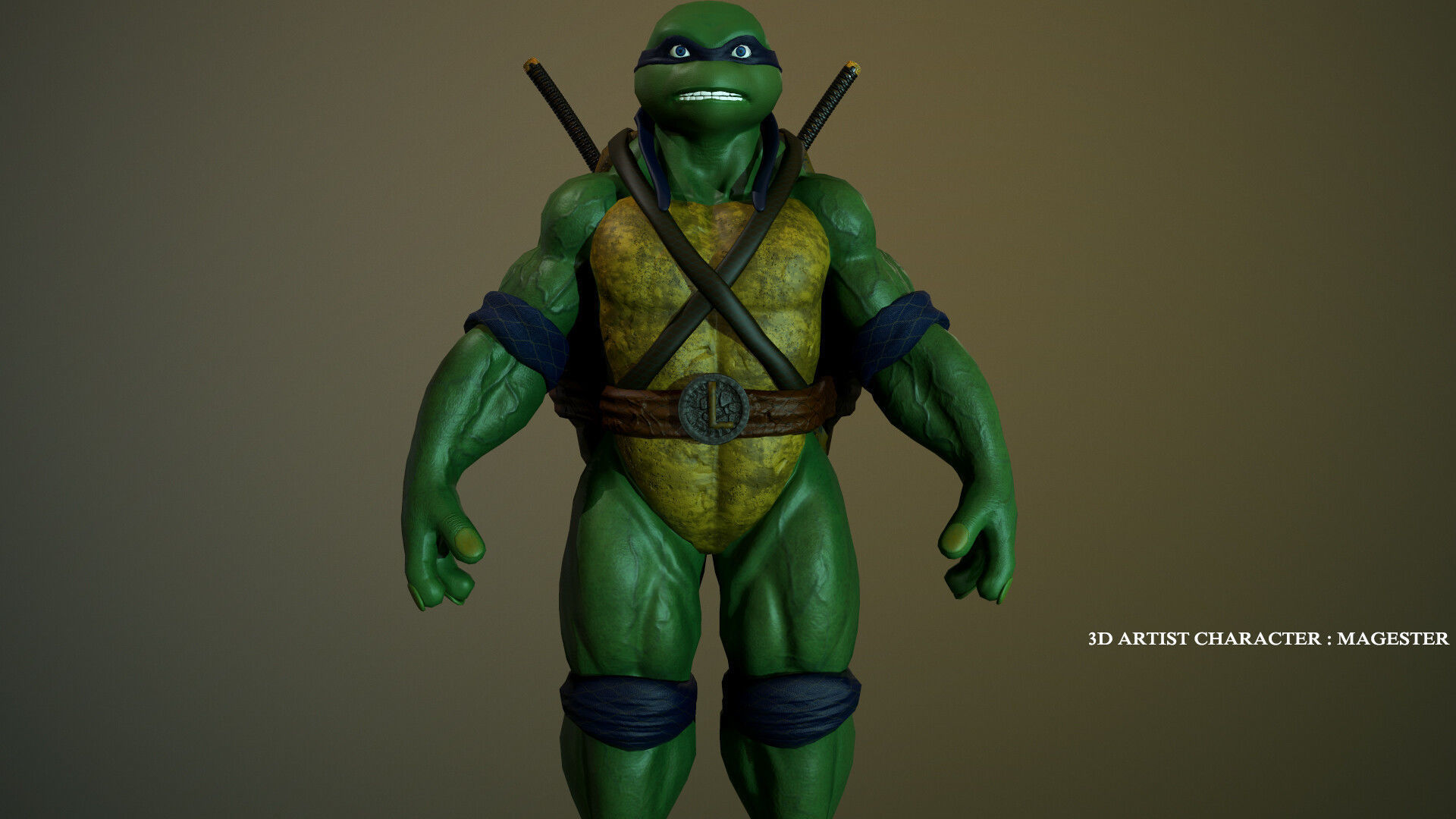 3D model TMNT Ninja Turtles VR / AR / low-poly | CGTrader