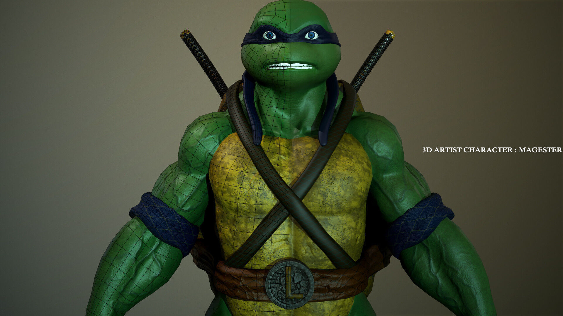 3D model TMNT Ninja Turtles VR / AR / low-poly | CGTrader