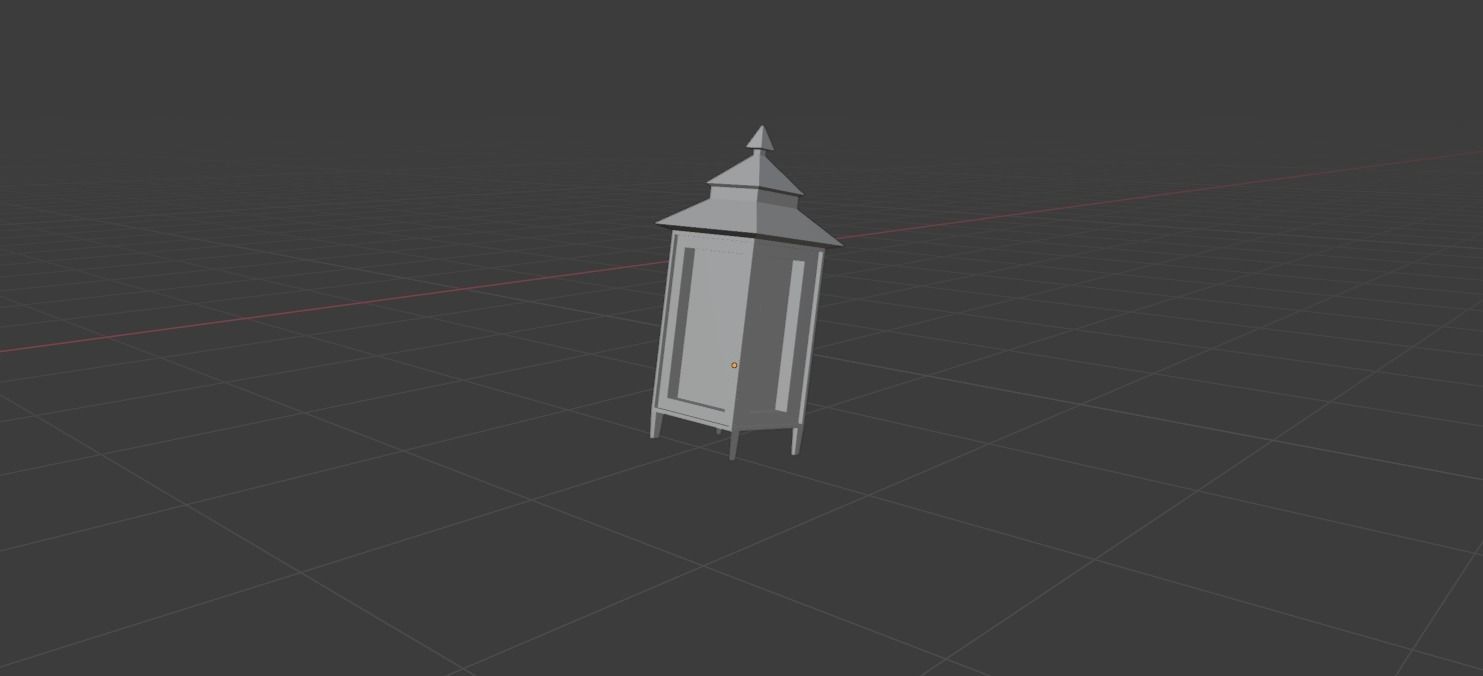 Lowpoly Lantern With Glowing Light free 3D model | CGTrader