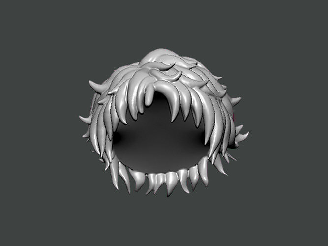 3D Model-HAIR0017 monster head 3D model 3D printable | CGTrader