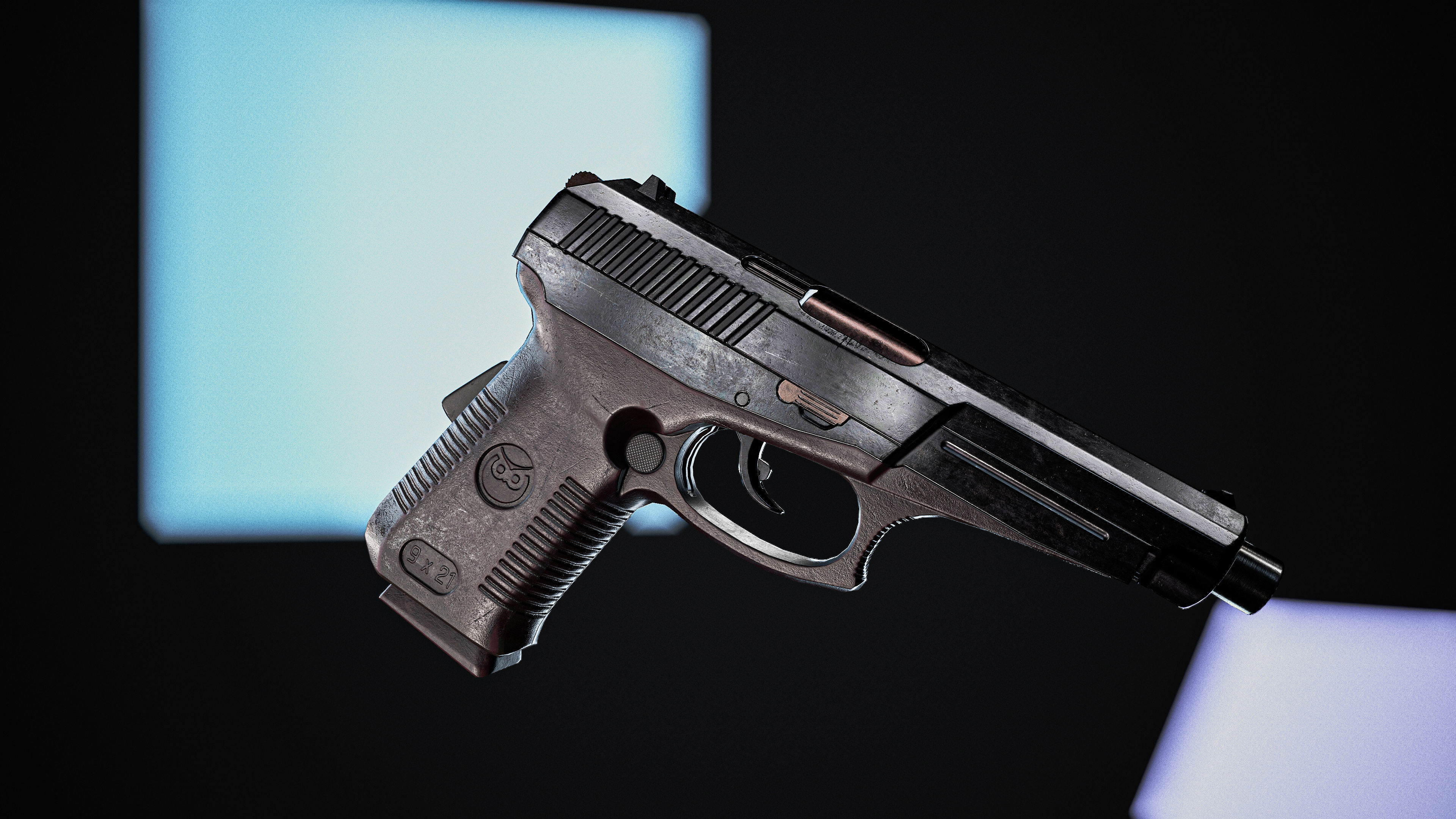 3D model Sr-1 pistol VR / AR / low-poly | CGTrader
