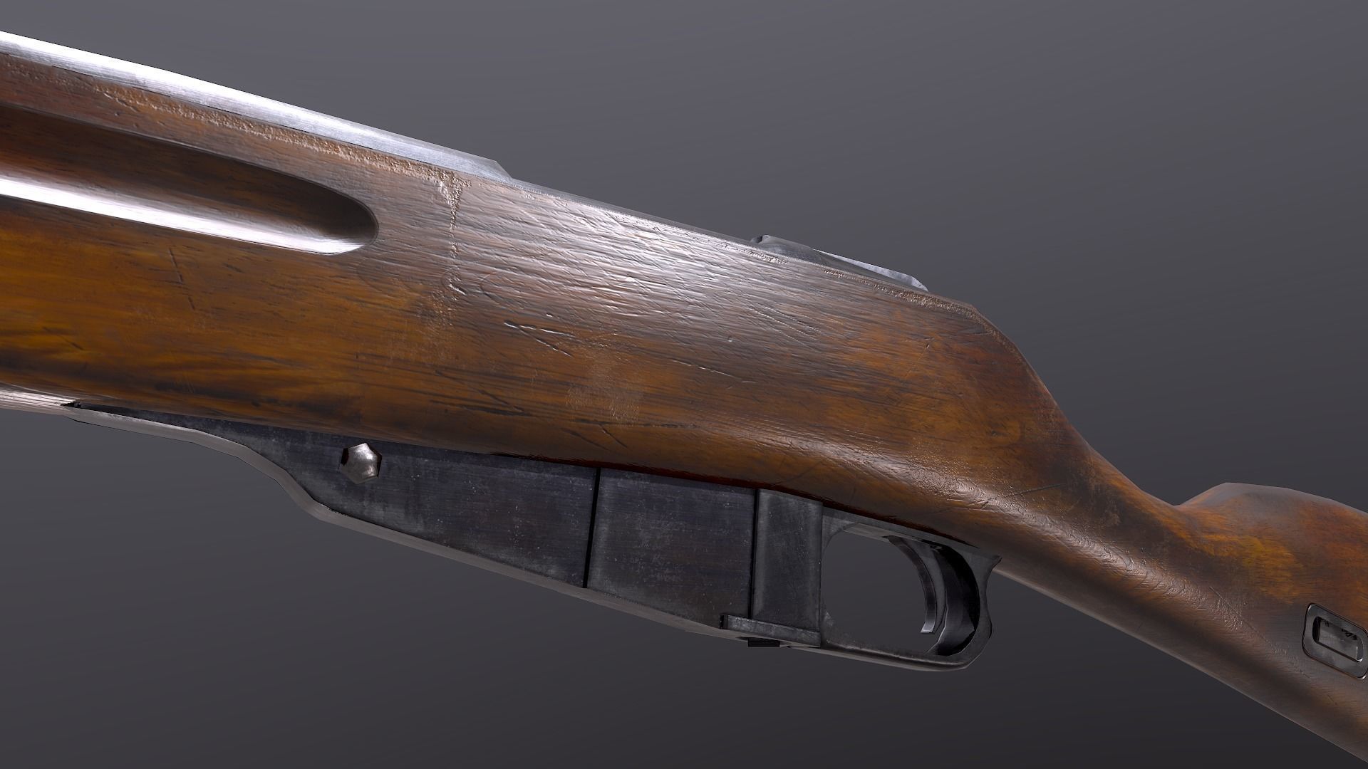 3D model Mosin WW2 USSR rifle PBR VR / AR / low-poly | CGTrader