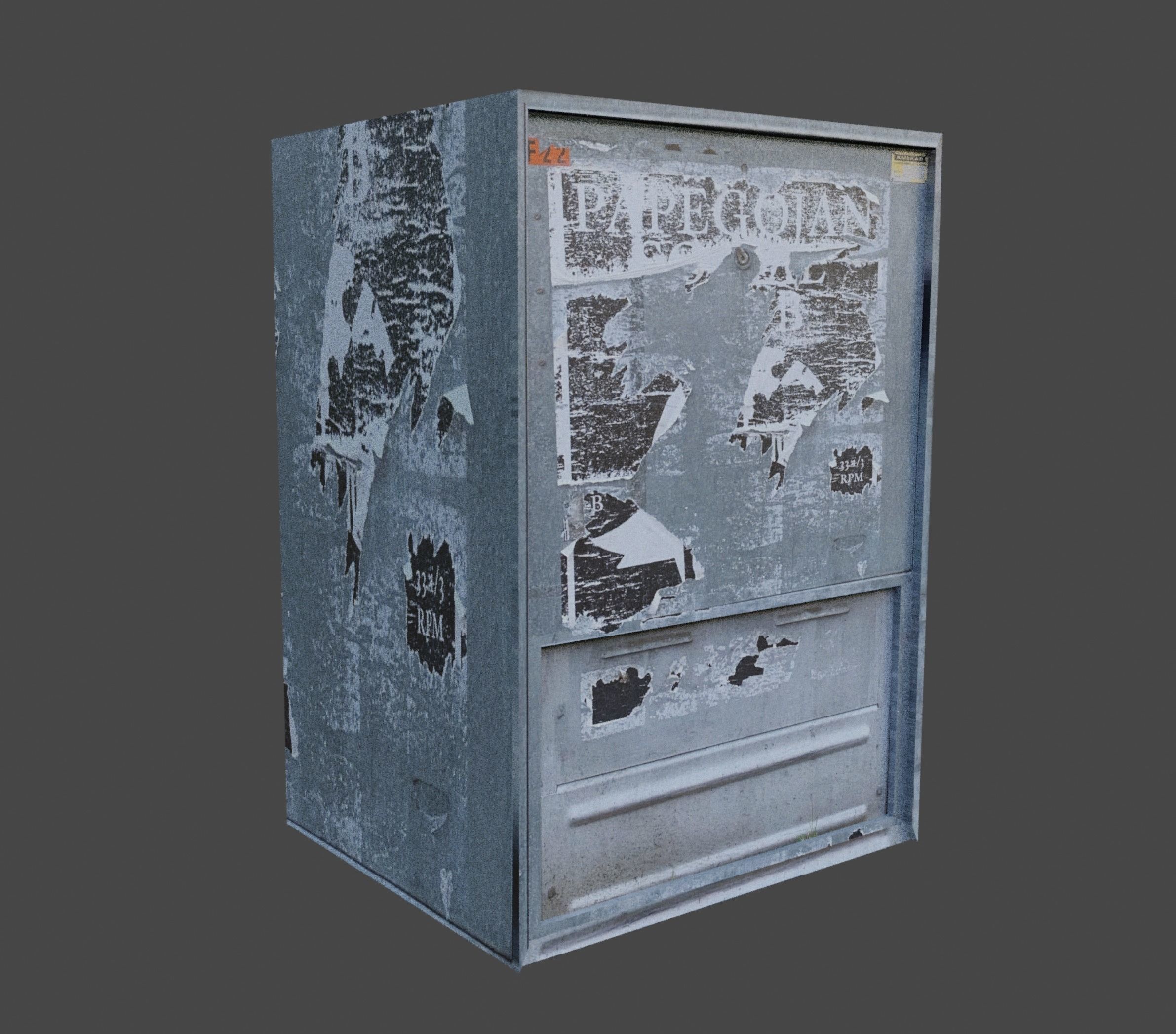 3D model Low-Poly Electric Box VR / AR / low-poly | CGTrader