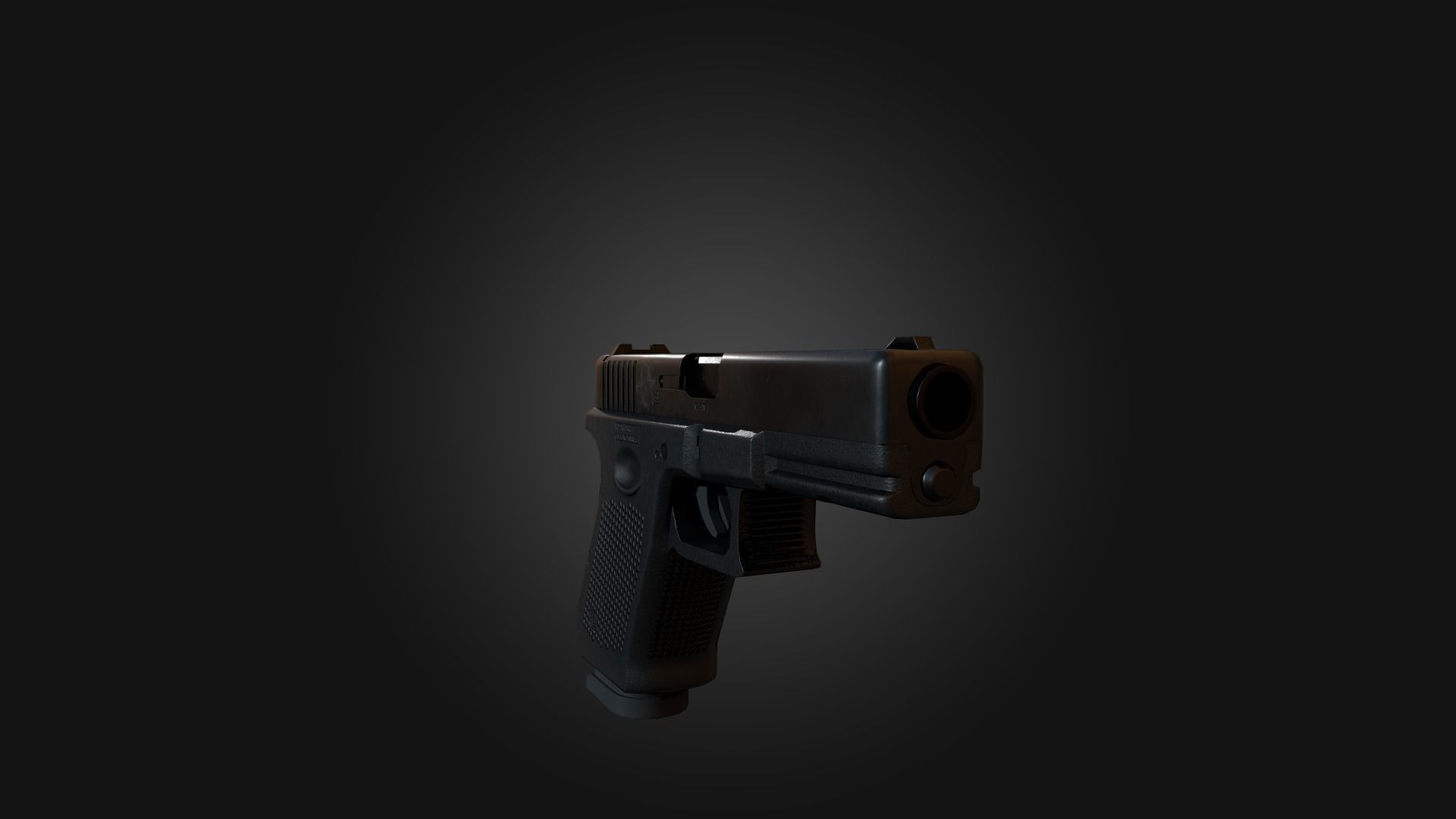 Glock 19 Low Poly Game-ready free VR / AR / low-poly 3D model | CGTrader