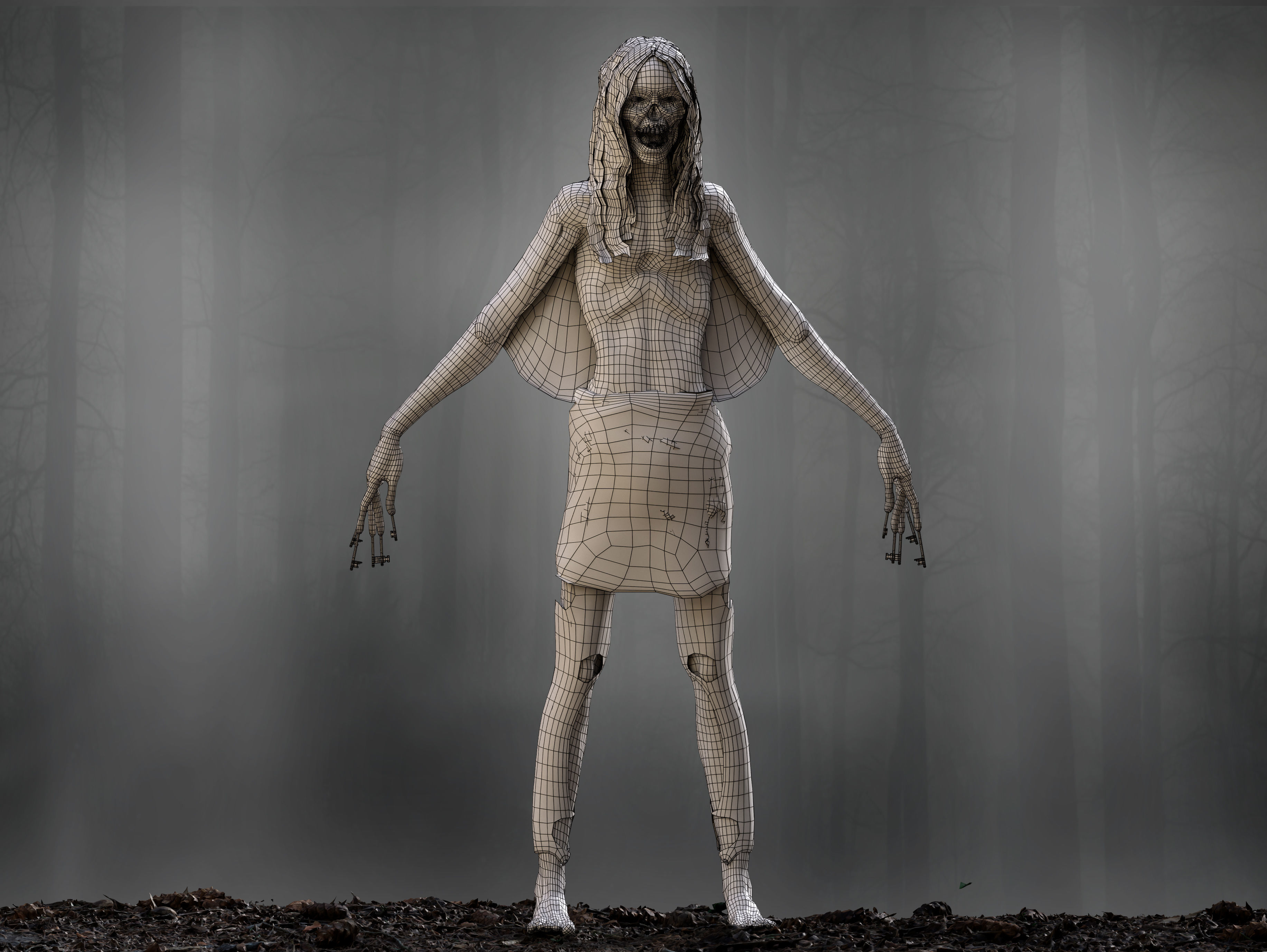 3D model KeyFace VR / AR / low-poly rigged | CGTrader