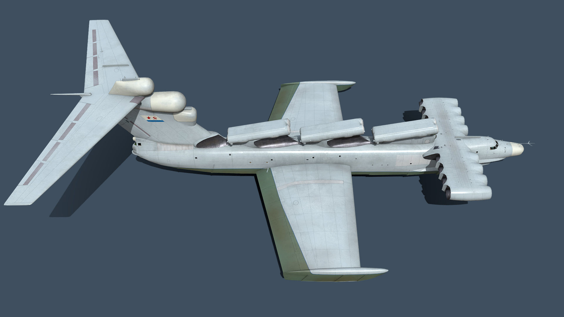 3D model Lun-class ekranoplan project 903 VR / AR / low-poly | CGTrader