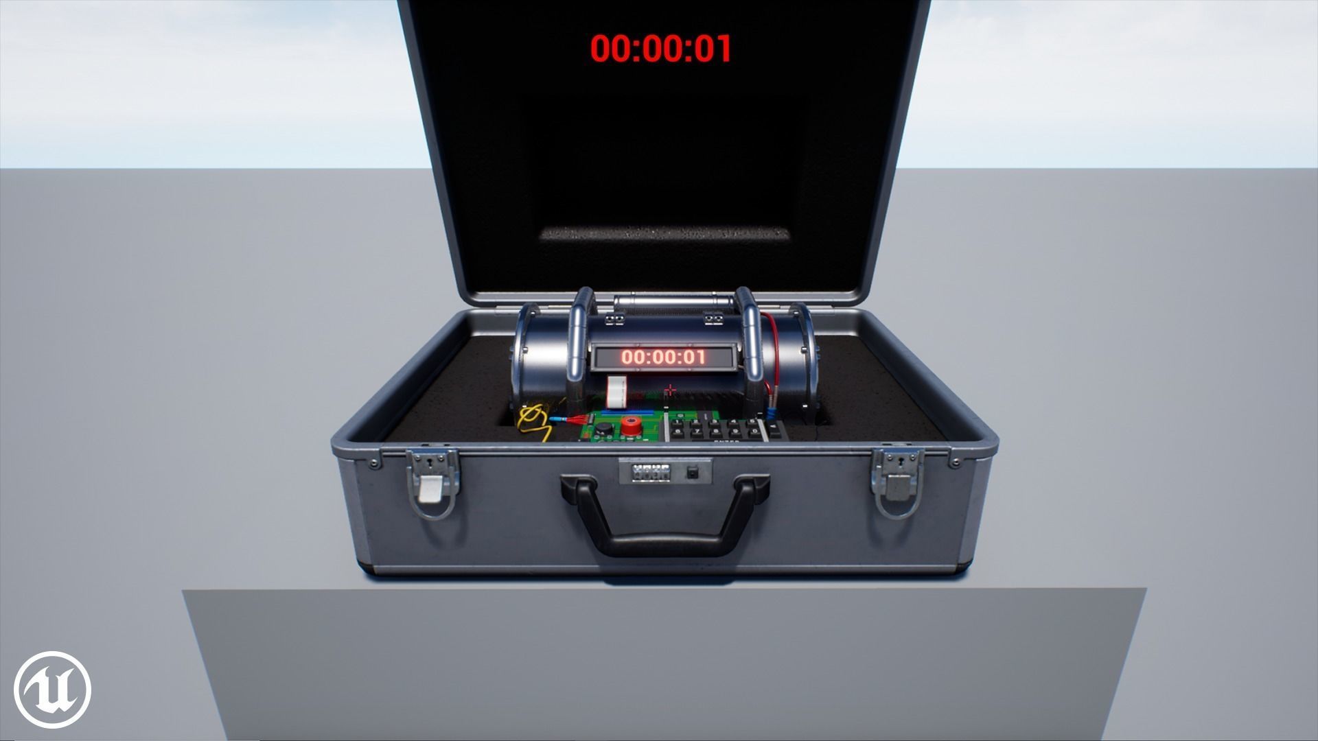3D model Bomb Case - Explosive Device - PBR Game Ready VR / AR / low ...