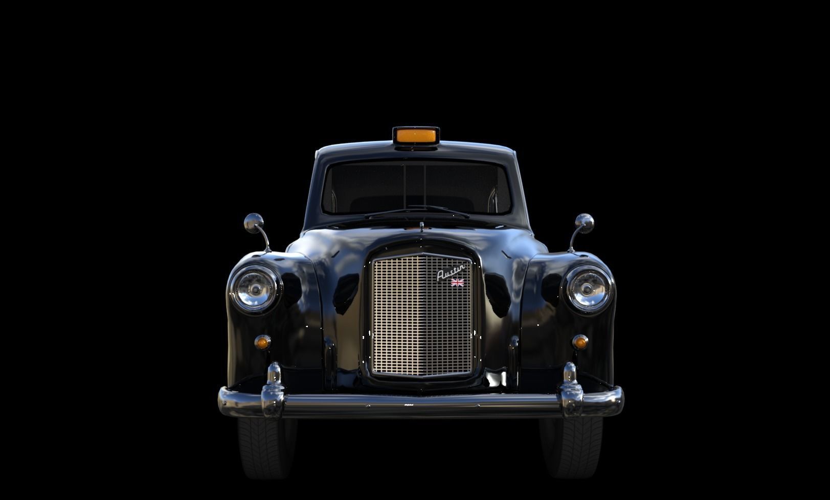 London Taxi 3D model rigged | CGTrader